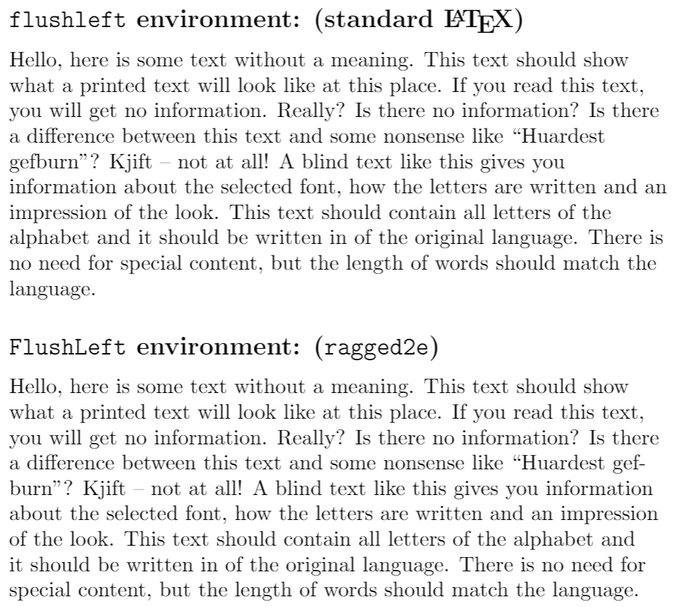 Latex Right Telegraph