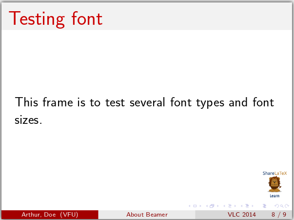Beamer - Overleaf, Editor LaTeX online