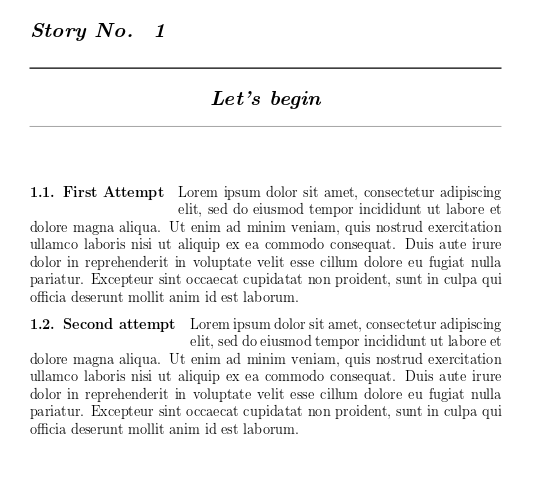 Sections and chapters - Overleaf, Online LaTeX–skriveprogram