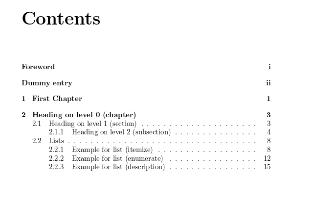 Report Page Numbering Rules