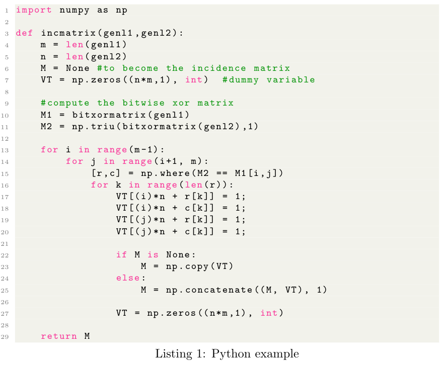 How To Use Verbatim To Write Latex Commands Without Executing Them 