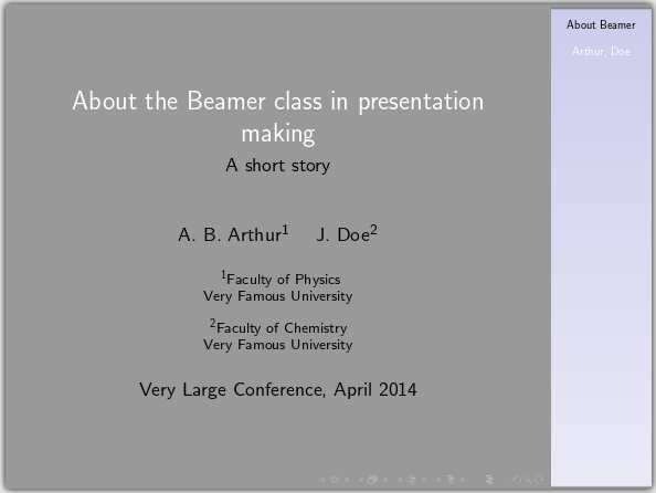 Beamer - Overleaf, Online LaTeX editor
