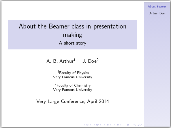 Beamer - Overleaf, Online LaTeX editor