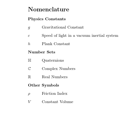 Overleaf Symbols