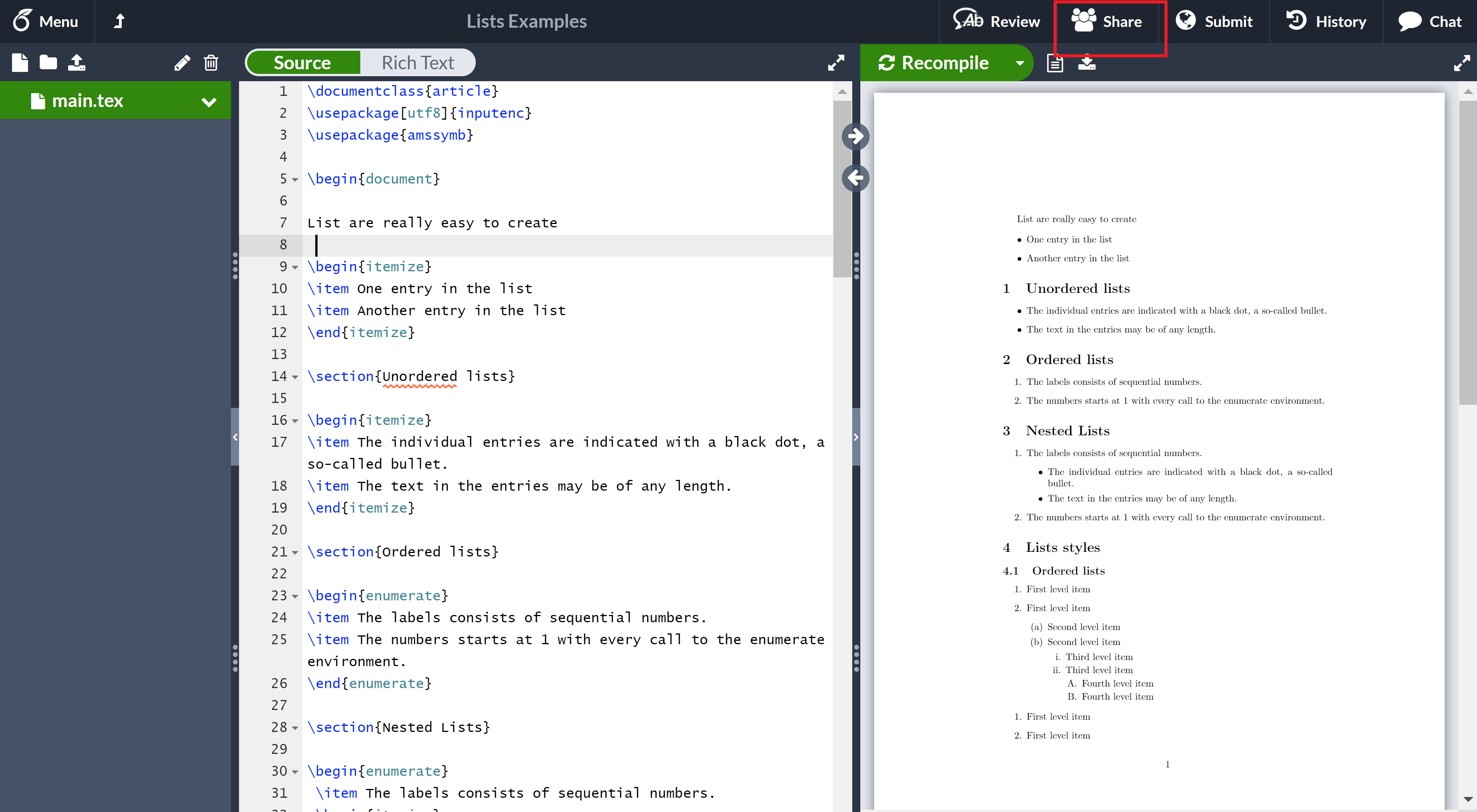 How To Transfer Project Ownership Overleaf LaTex 